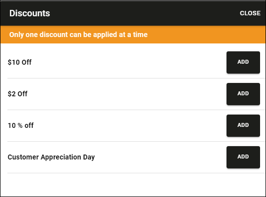 Configuring Discounts in the POS – MealSuite
