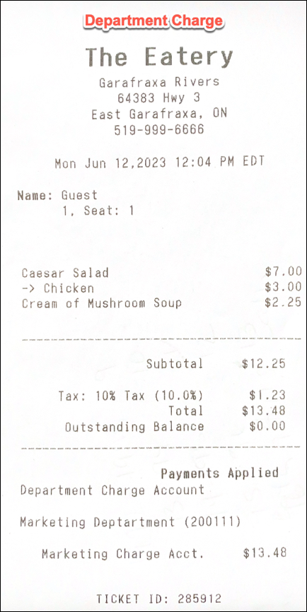 Configuring Receipts and Ticket Closing – MealSuite