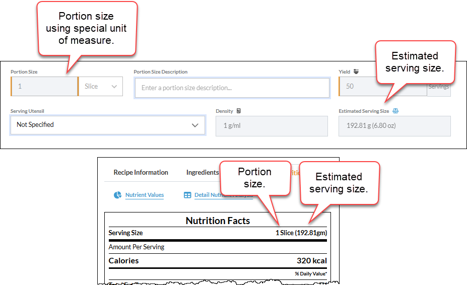 Viewing Nutrition Content of Recipe – MealSuite