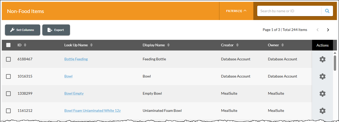 Non-Food Items – MealSuite