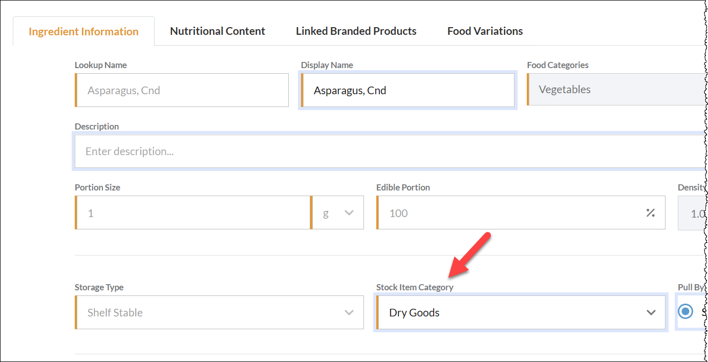 Working with Food Items (i.e., Ingredients and Prepared Foods) – MealSuite