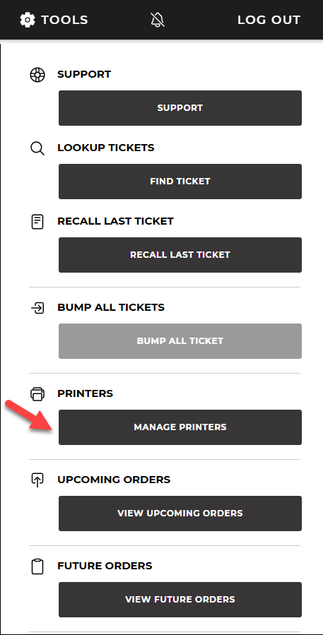 Managing Tickets on a KMS Screen – MealSuite