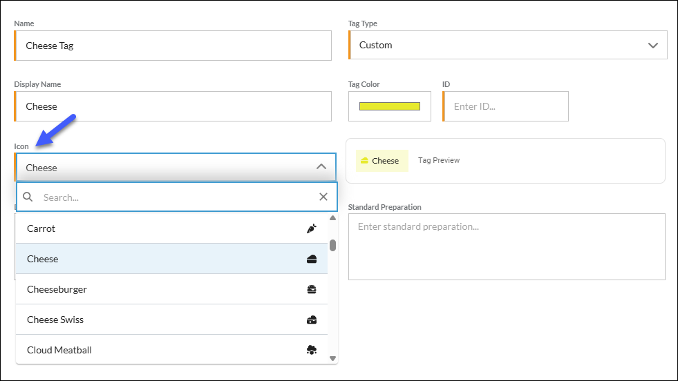 Creating Tags – MealSuite