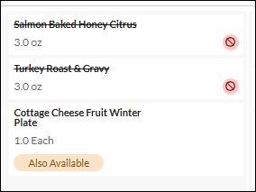 Non-Select Service Type: Item Selection Logic for a Personal Menu ...