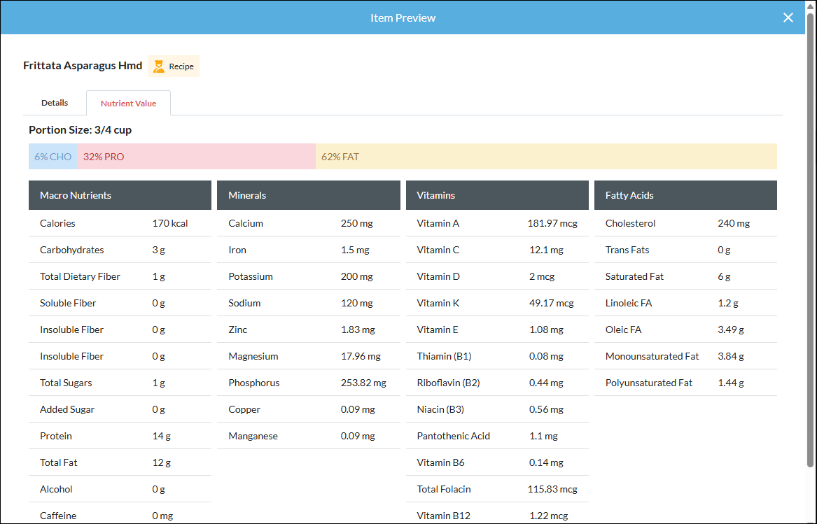Replacing Item with Specific Substitute – MealSuite