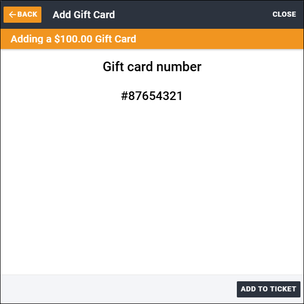 POS - Loading a Gift Card with a Custom Dollar Amount – MealSuite