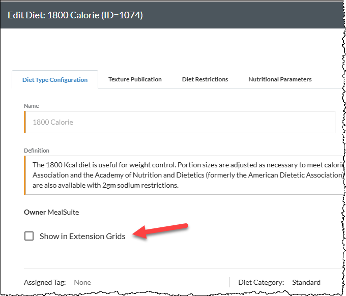 Working with Diet Orders in the System – MealSuite