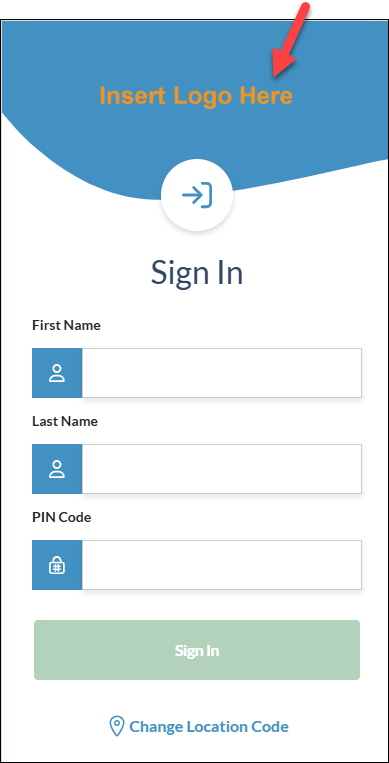 Entering a Logo on the Portal App Sign In Screen – MealSuite